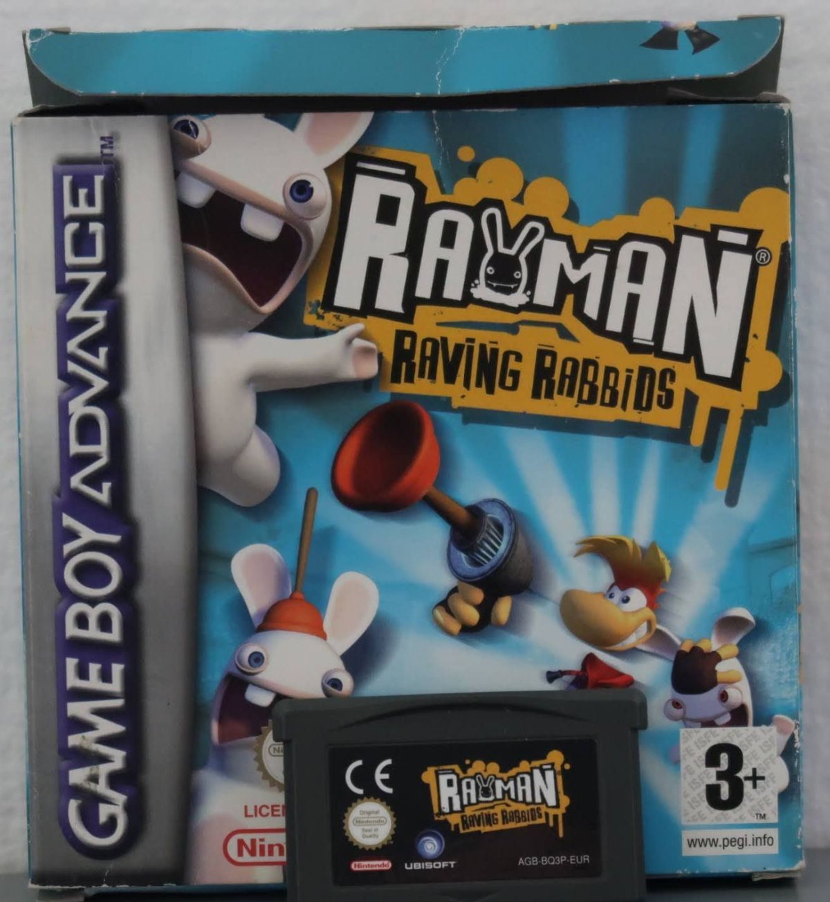 Rayman Raving rabbids - Gameboy Advanced - Direkte Fra Lolland