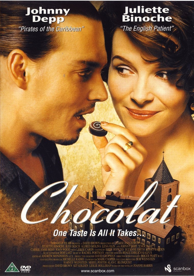 Chocolat - DVD original indpakning - Direkte Fra Lolland