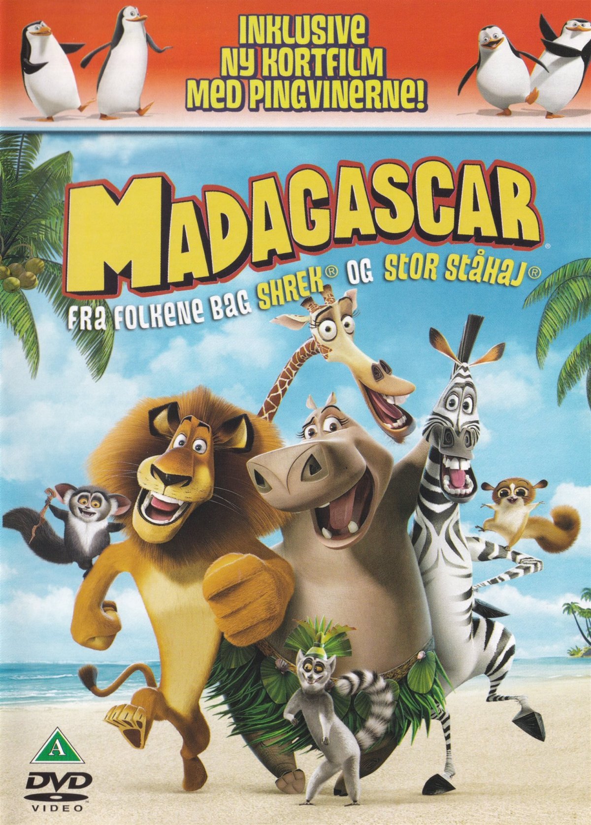 Madagascar - DVD original indpakning - Direkte Fra Lolland